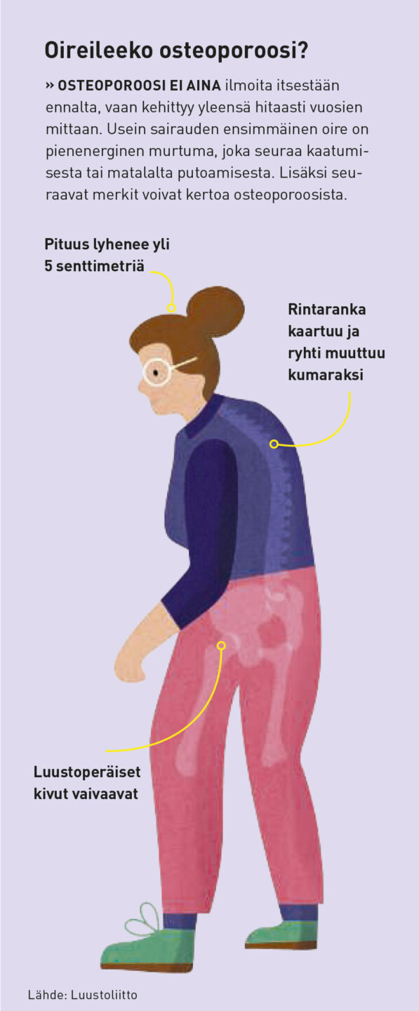Osteoporoosi on salakavala sairaus - Terveydeksi!